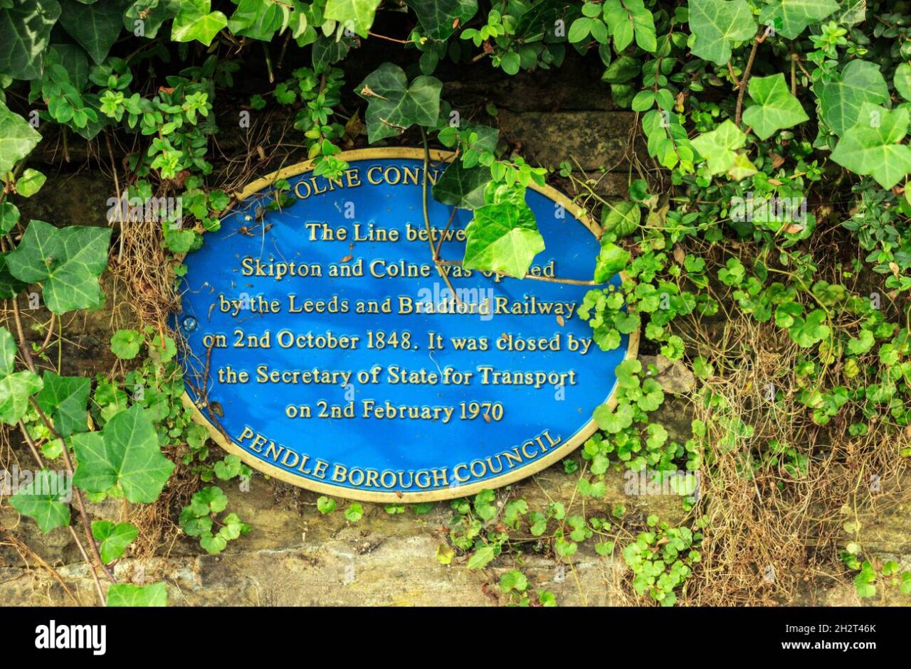 COLNE RAILWAY STATION – MAP | Lets Walk In Pendle